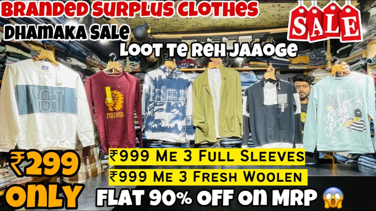 💯 Branded Surplus Clothes| Flat 90% Off | Branded Hoodies| Surplus ...