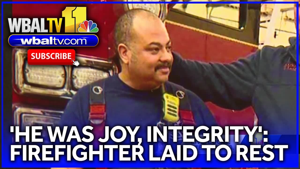 'He was joy, integrity': Baltimore County mourns firefighter - YouTube