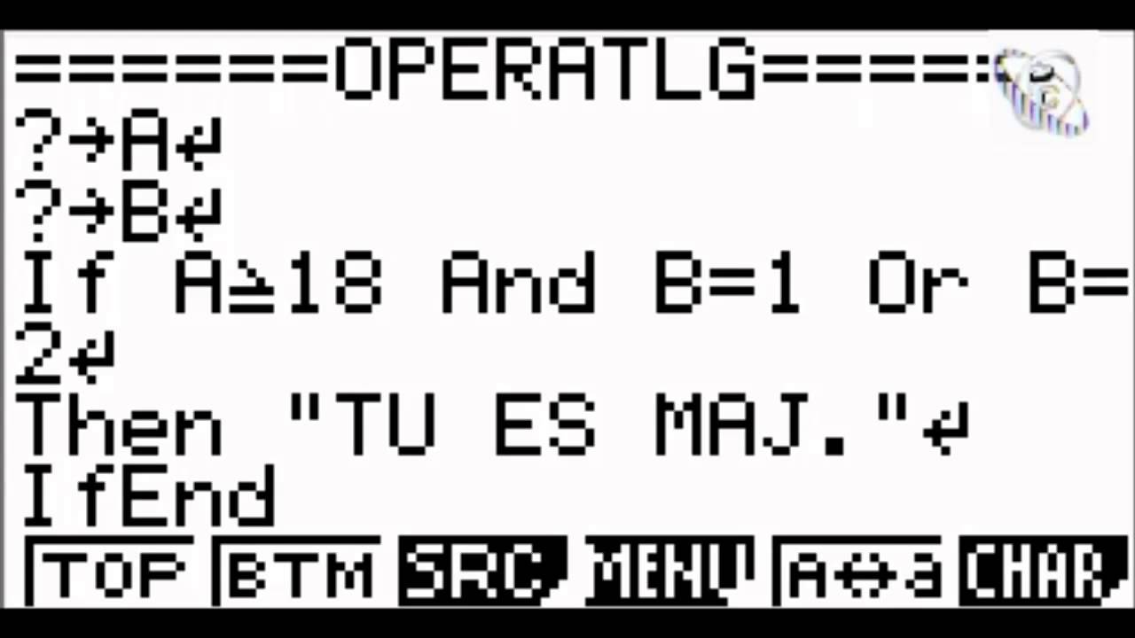 [Basic Casio #3] Les opérateurs logiques - YouTube