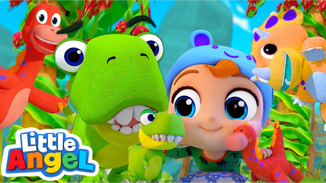 Dinosaur Song | Little Angel Kids Songs & Nursery Rhymes - YouTube