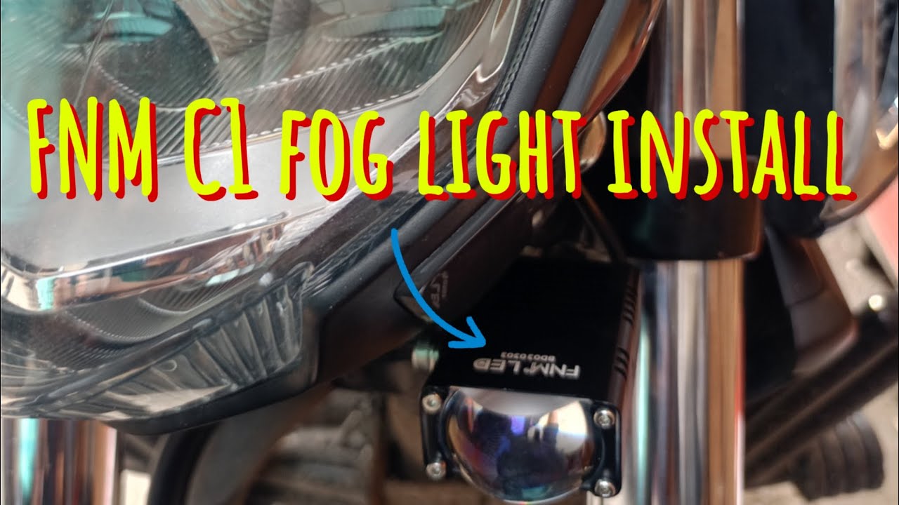 ফগ লাইট FNM C1 fog light install #foglights - YouTube