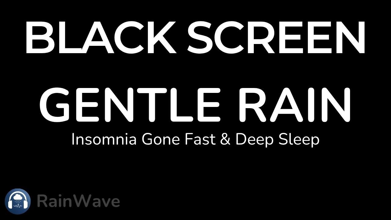 Beat Insomnia FAST! Gentle RAIN Sounds for an Easy Way to Deep Sleep ...