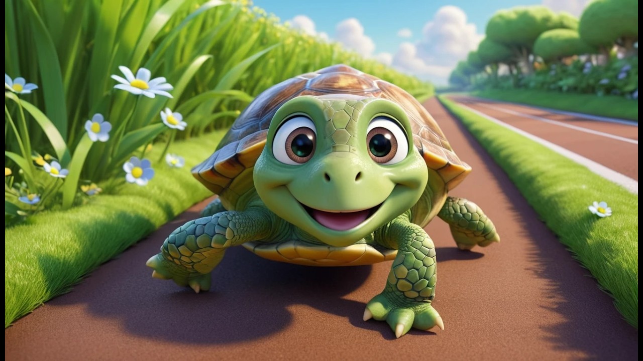Turtle’s Slow and Fun Race 🐢🏁 | Kids Patience Song & Animal Nursery ...
