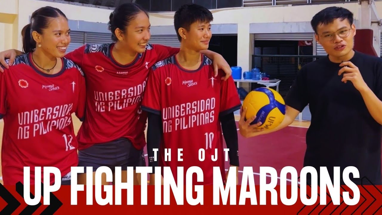 Basketball with UP Women's Volleyball Team | OJT - YouTube