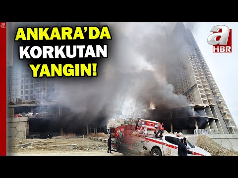 Ankara'da korkutan yangın! Bölgede kırmızı alarm | A Haber