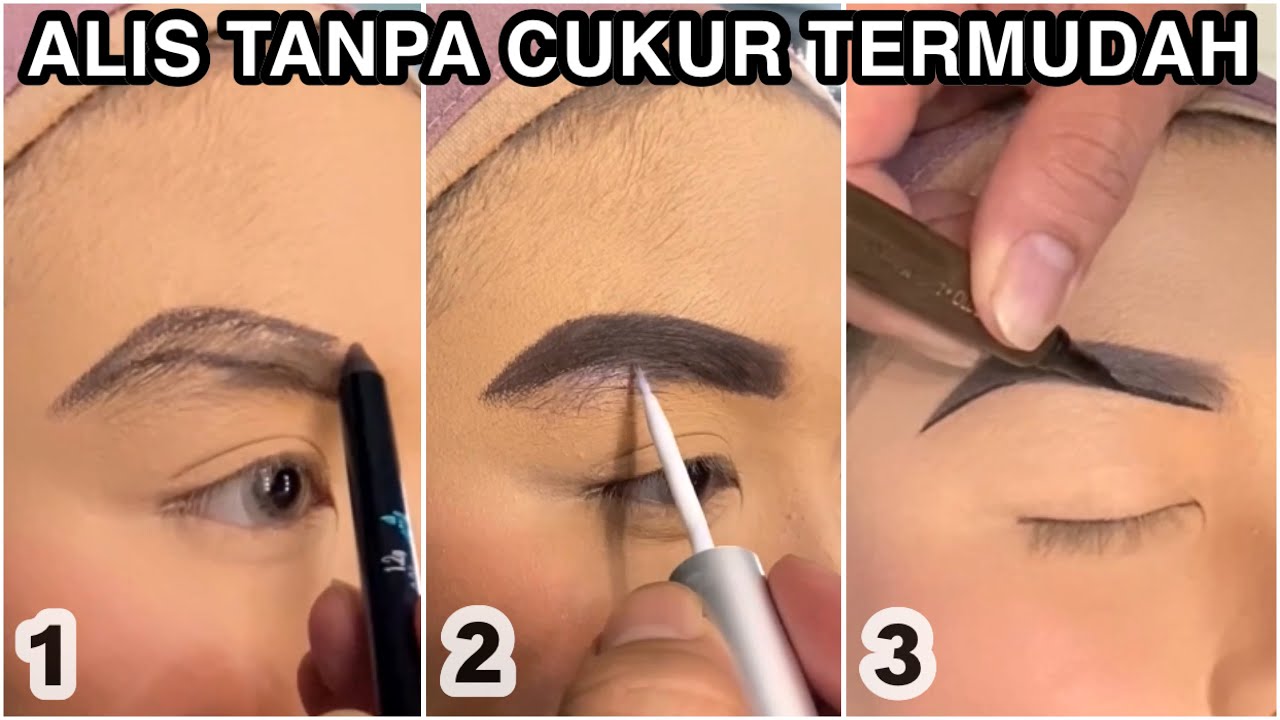 Tutorial Make Up Kening Tebal Tanpa Cukur | Saubhaya Makeup