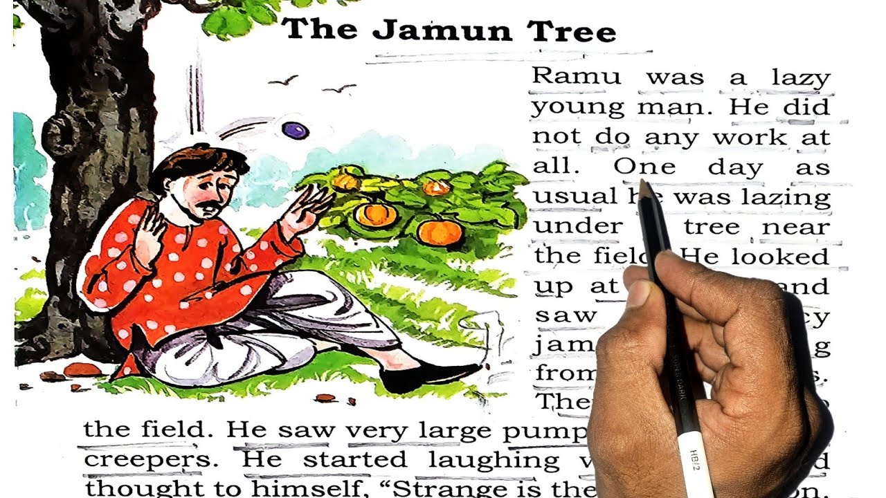 The Jamun tree |English Reading||English Story || English padhna kaise ...