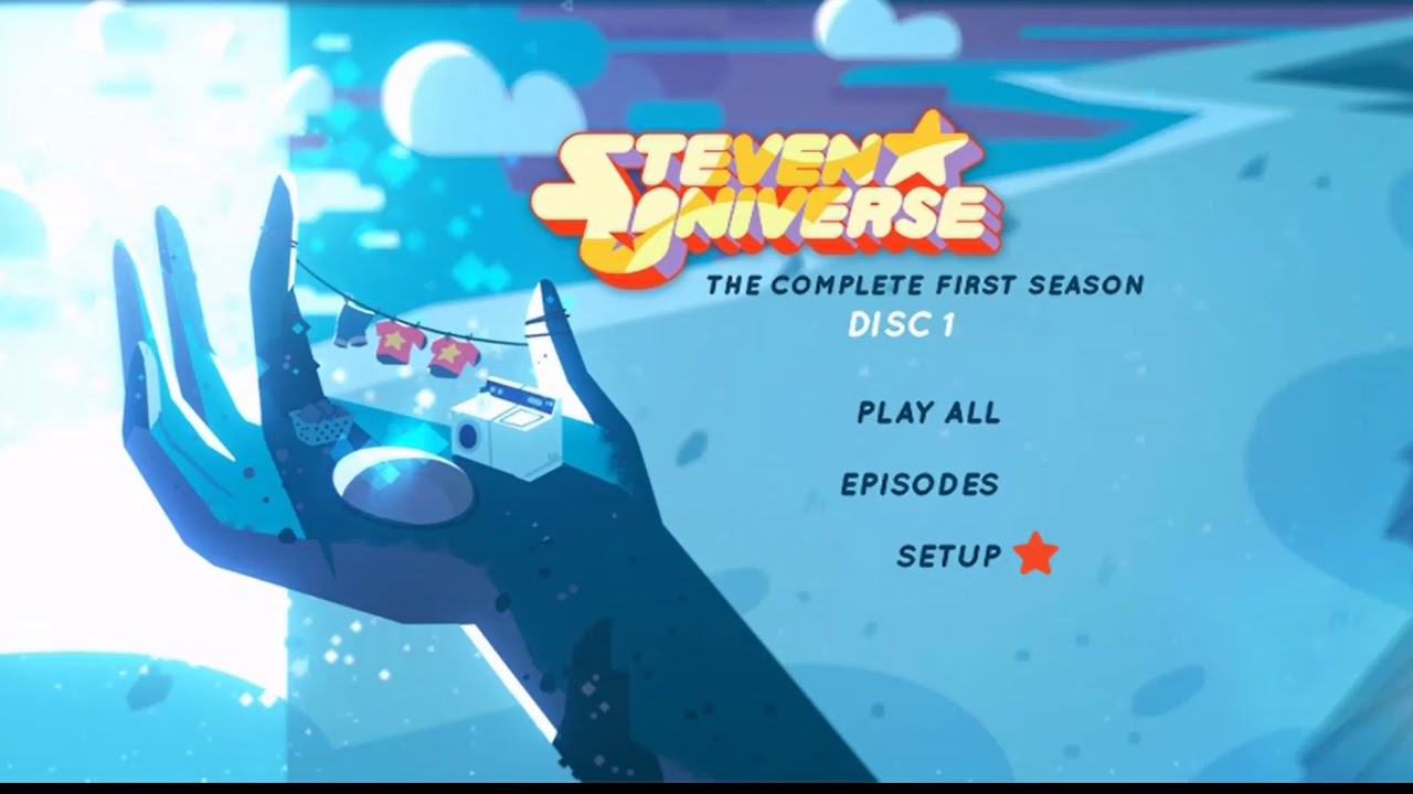Steven Universe The Complete First Season Disc 1 DVD walkthrough - YouTube