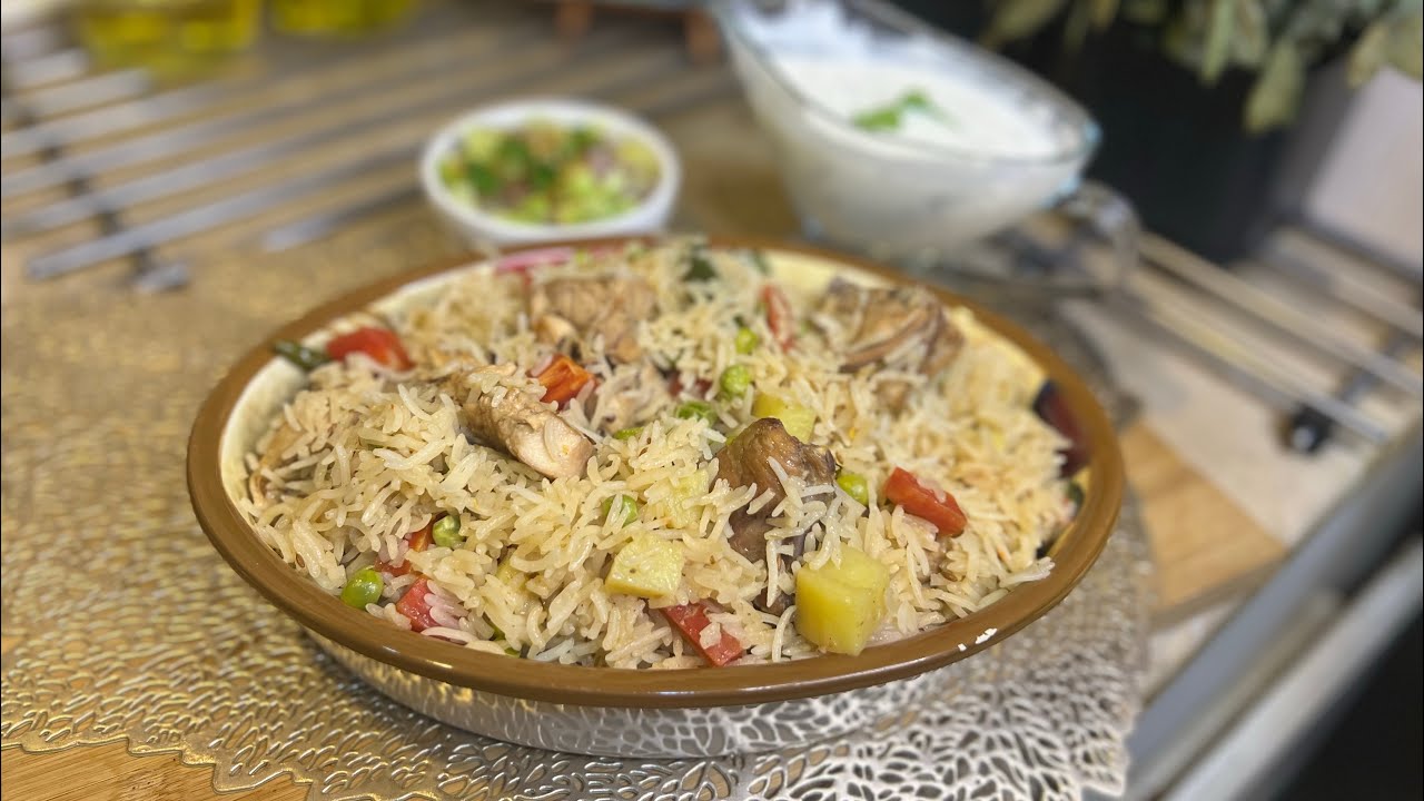 Quick recipe for chicken veggie pulao/healthy pulao recipe/kids ...
