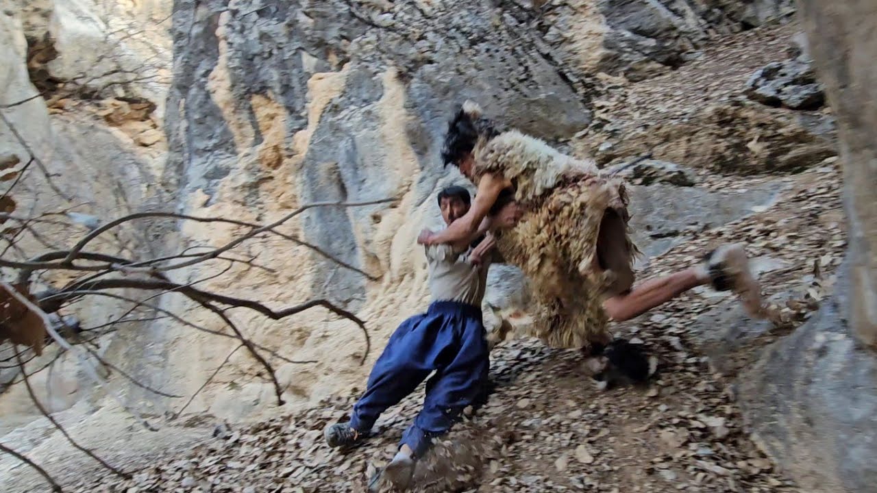 Real video of giant wild man attacking Jesus - YouTube