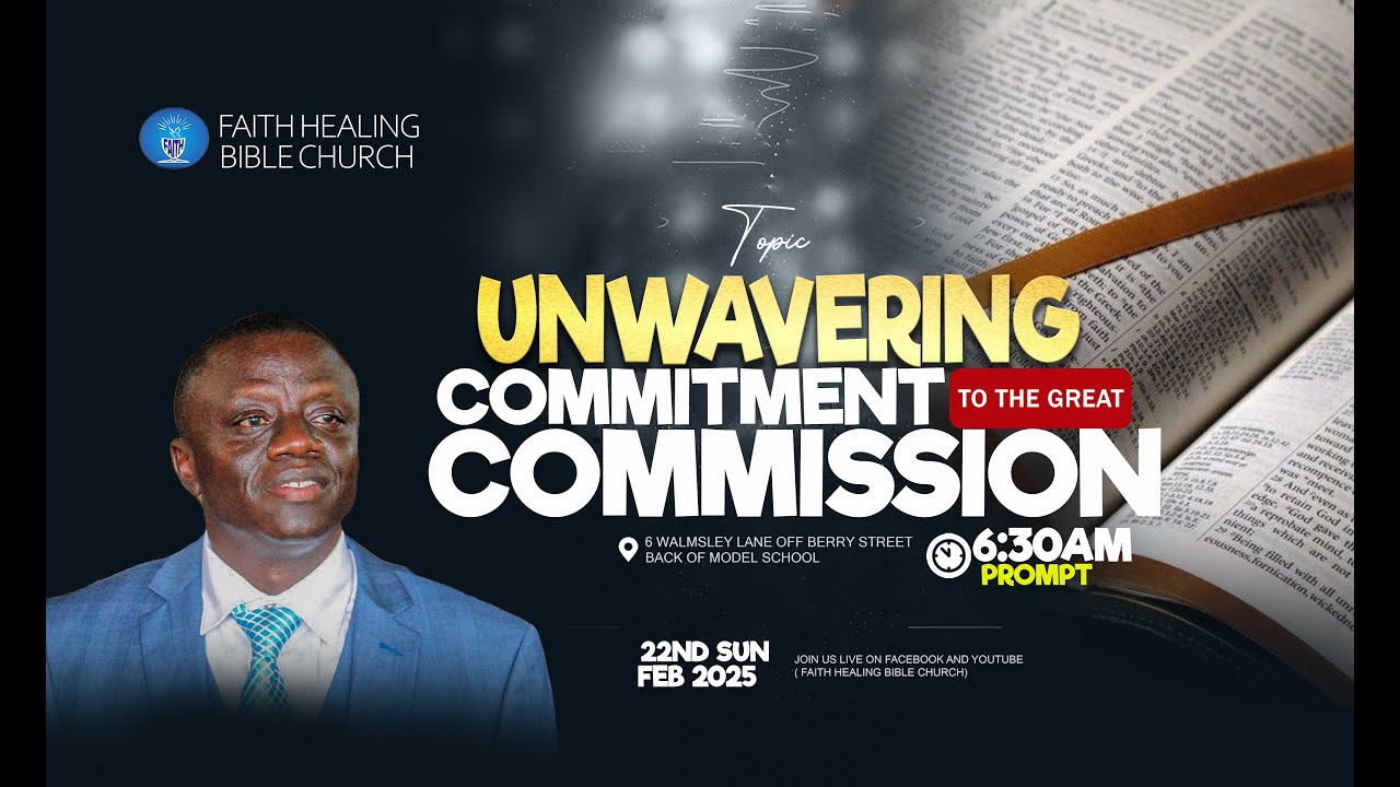 | MISSION SUNDAY SERVICE || PST. FRANCIS A.M. MAMBU || UNWAVERING COMMITMENT TO THE GREAT ...