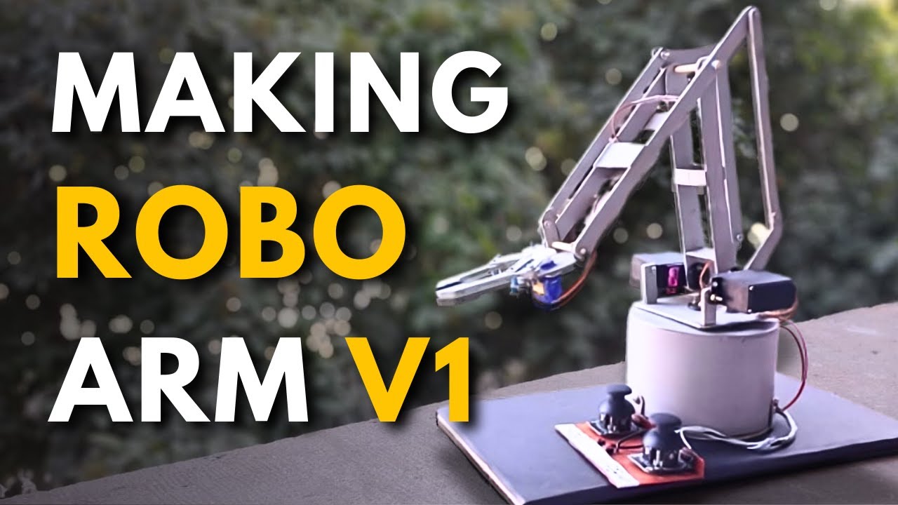 How to make Robotic Arm using Arduino 🤖🦾 || #robotics #roboticarm # ...