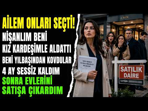 Ailem Nişanlımla Kız Kardeşimi Seçti—4 Ay Sonra Evlerini Satışa Çıkardım