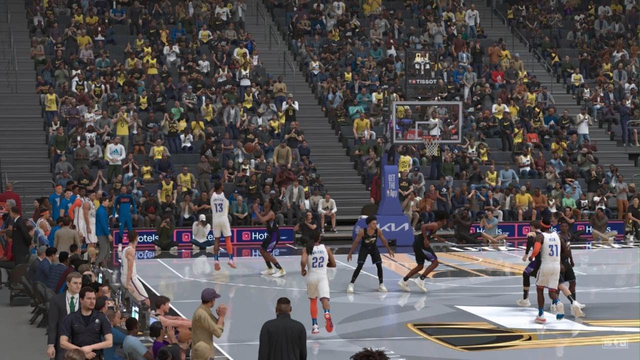 NBA 2K25 mP buzzer with okc in nba cup - YouTube