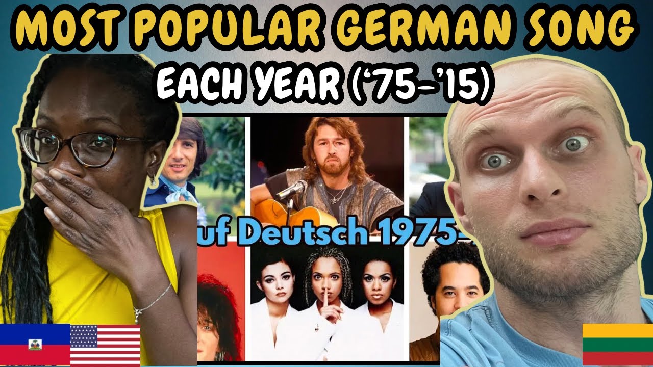 REACTION TO Most Popular Song in German Each Year 1975-2015 | FIRST ...