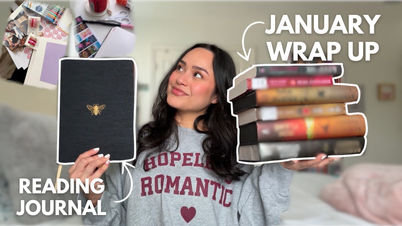 MONTHLY BOOKISH REPORT: January Wrap Up & Reading Journal 📖 📔 - YouTube