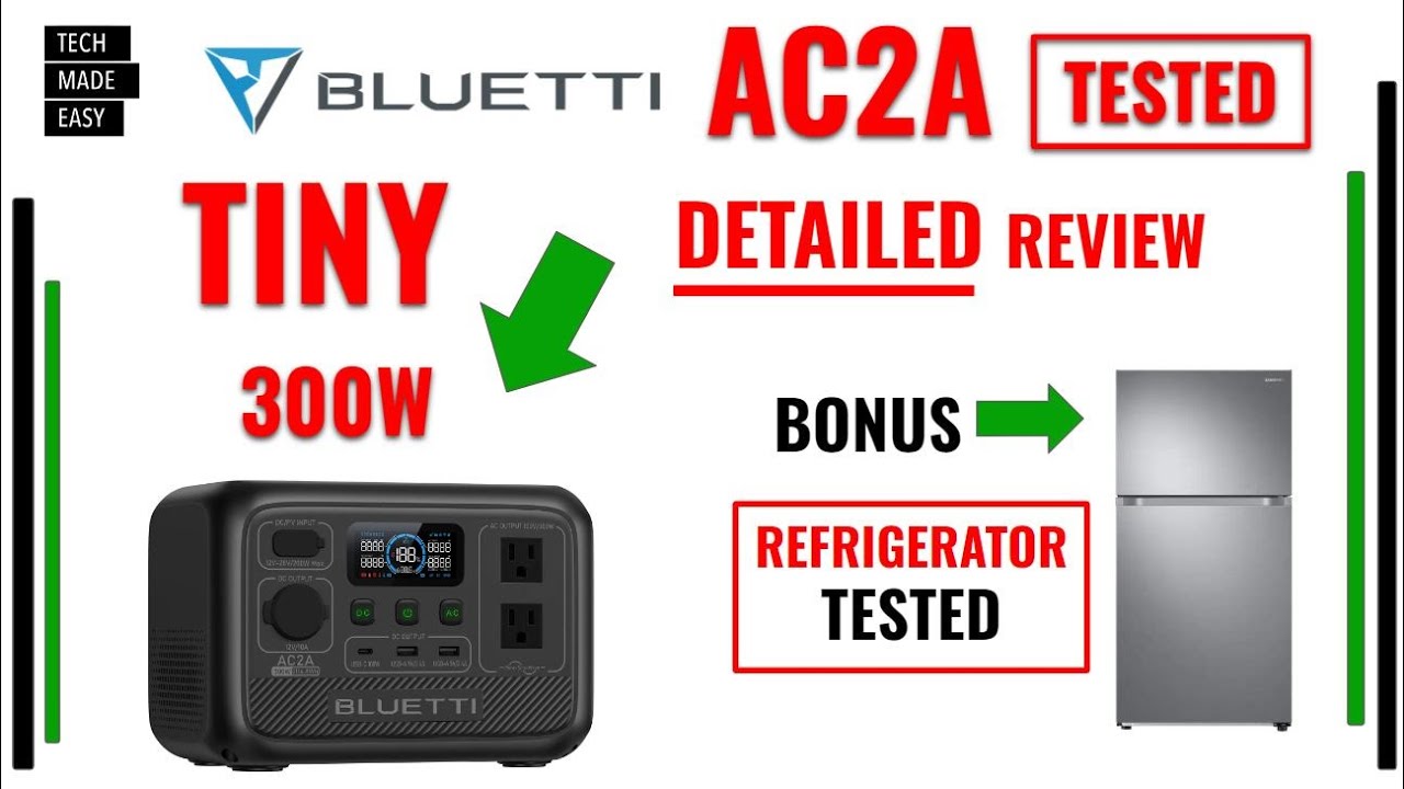AC2A DETAILED REVIEW Bluetti AC2A Power Station - YouTube