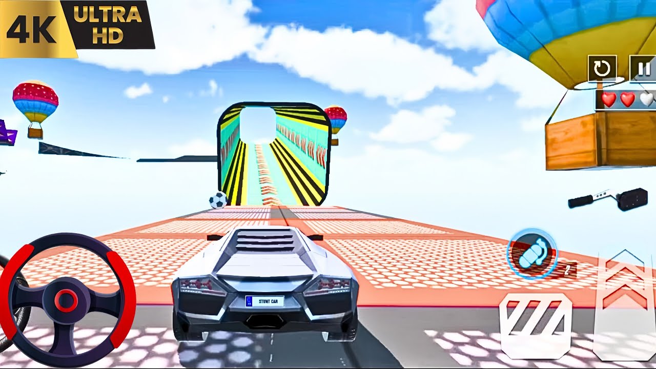 Super Fast Ramp Car Stunt 3D/ Mega Ramp: GT Car Racing- On Android ...