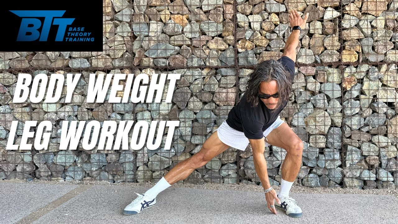 Body Weight Leg Workout - YouTube