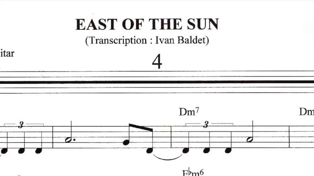 Scott Hamilton plays : East Of The Sun (Solo Transcription) - YouTube