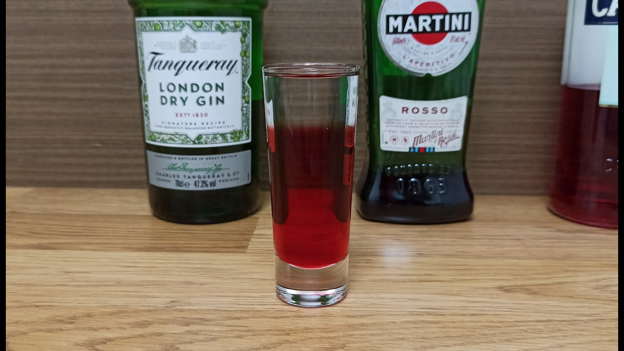 Cocktail Negroni Shot. How to make Cocktail Negroni Shot. With Campari ...