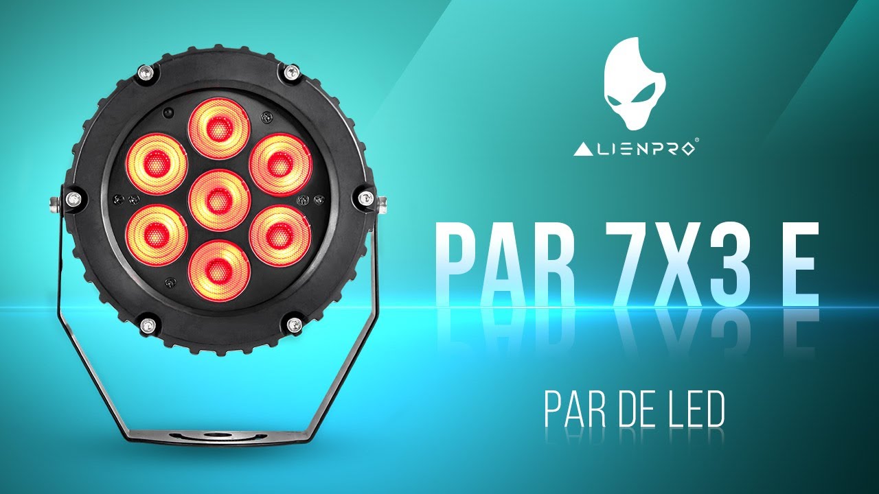 PAR 7X3 E - Par de Led - YouTube