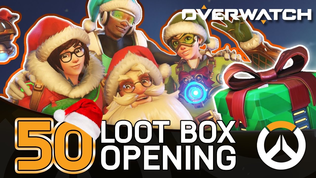 MIJN KERSTCADEAU!! - Overwatch 50 Christmas Loot Box Opening - YouTube