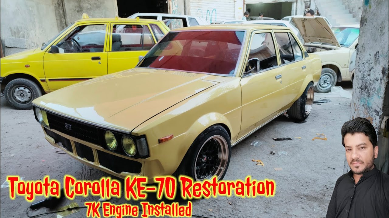 Toyota Corolla KE-70 1980 || Restoration 7K Engine Installed - YouTube