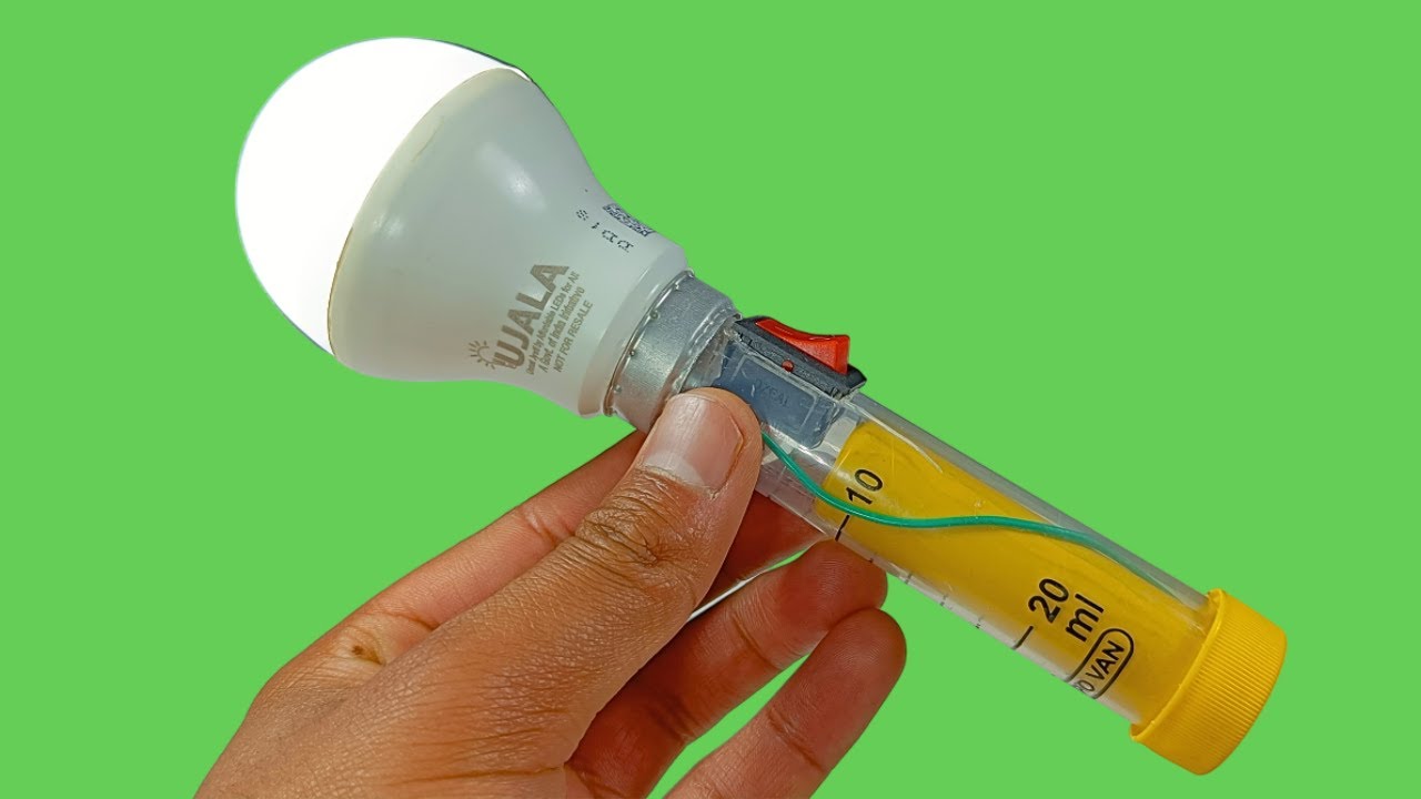 You Will Never Throw A Light Bulb In The Trash Again! How To Make a ...