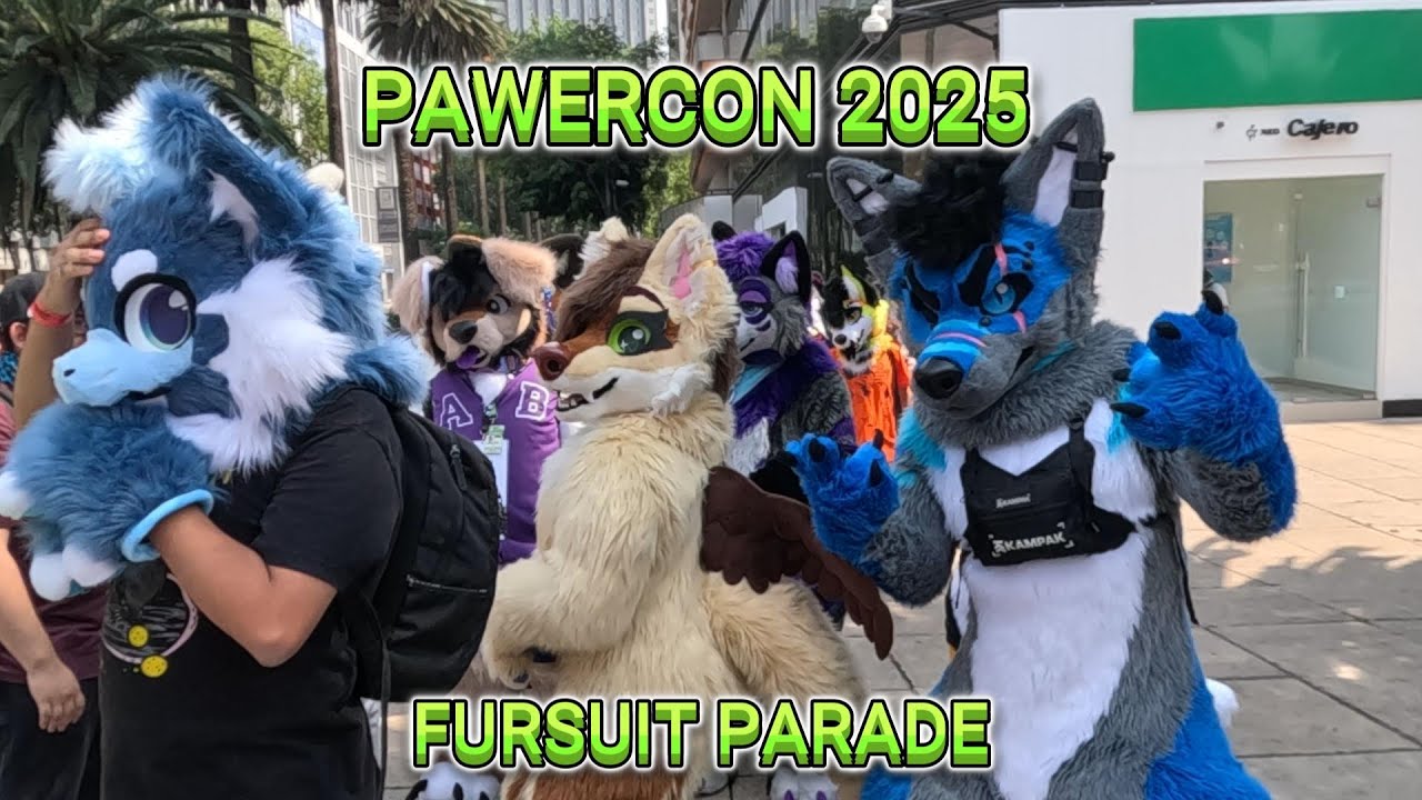FURSUIT PARADE, PAWERCON 2025 | CDMX, México - YouTube