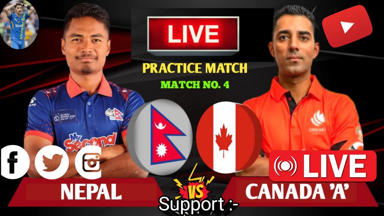 Nepal Vs Canada Cricket Live Match | Can Vs Nep Highlights 2024 | - YouTube