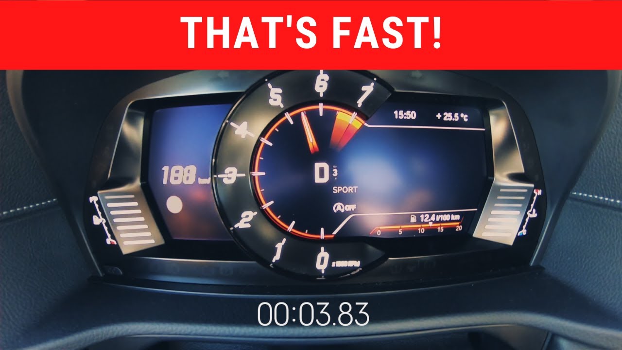2021 TOYOTA SUPRA ACCELERATION [0-100/3.8s] - YouTube
