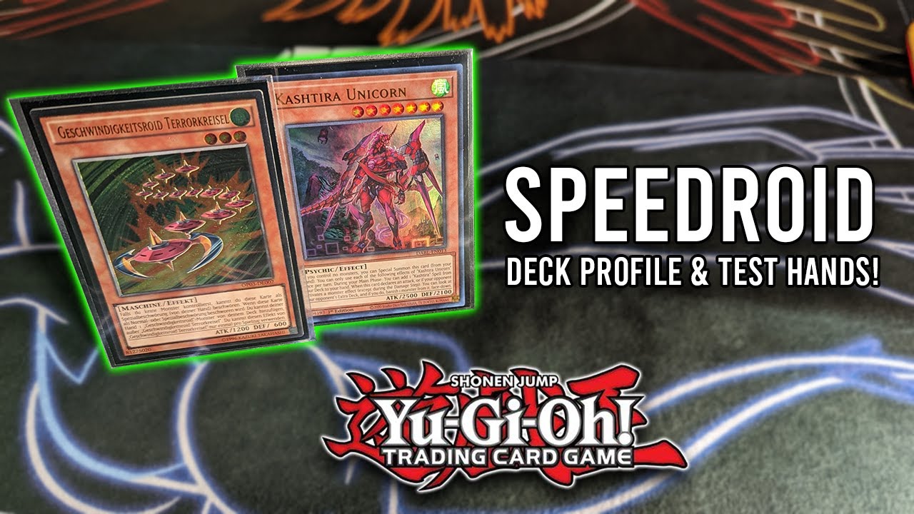 Speedroid Deck Profile & Test Hands! Ft. Kashtira (December 2022) - YouTube