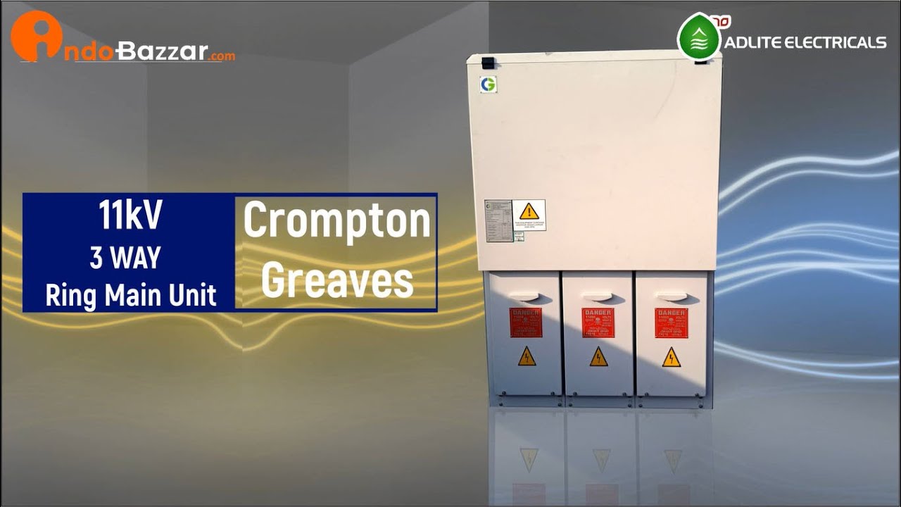 Crompton 11kV 3 Way Ring Main Unit RMU - YouTube