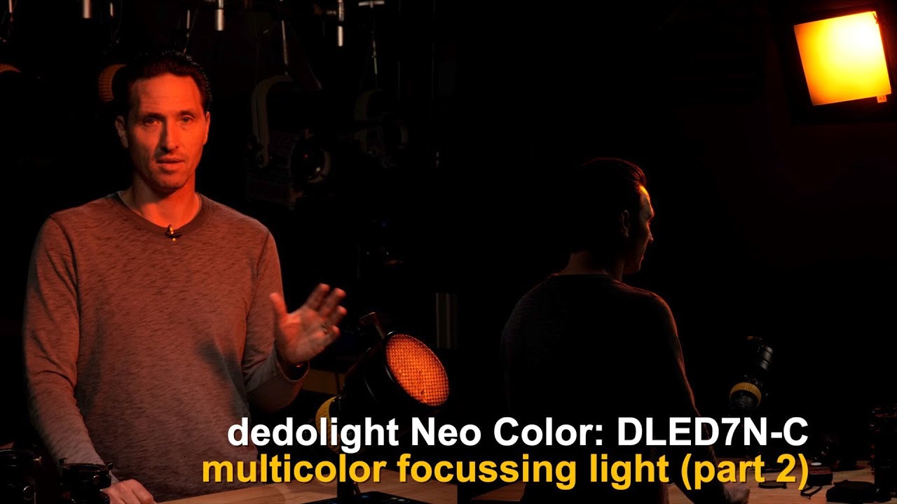 dedolight Neo Color: DLED7N-C multicolor focussing light (part 2) - YouTube