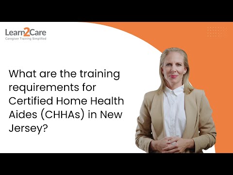 What are the training requirements for Certified Home Health Aides (CHHAs) in New Jersey?