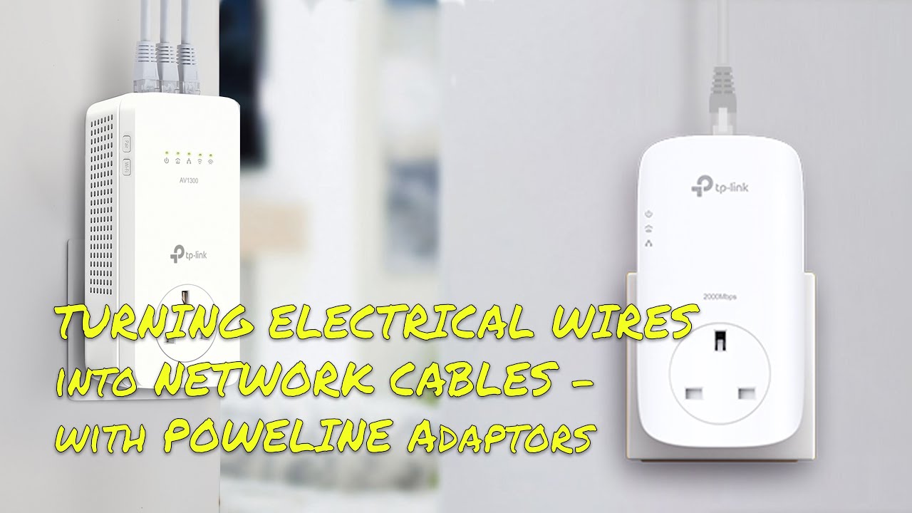 Turning my Electrical Wires into Network Cables with a Powerline! Using ...
