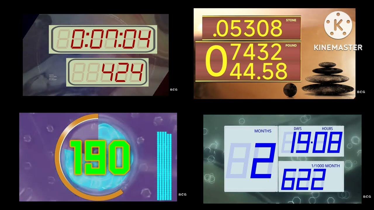 Bcg 4 Players 60 70 100 240 Seconds Timer Countdown Youtube