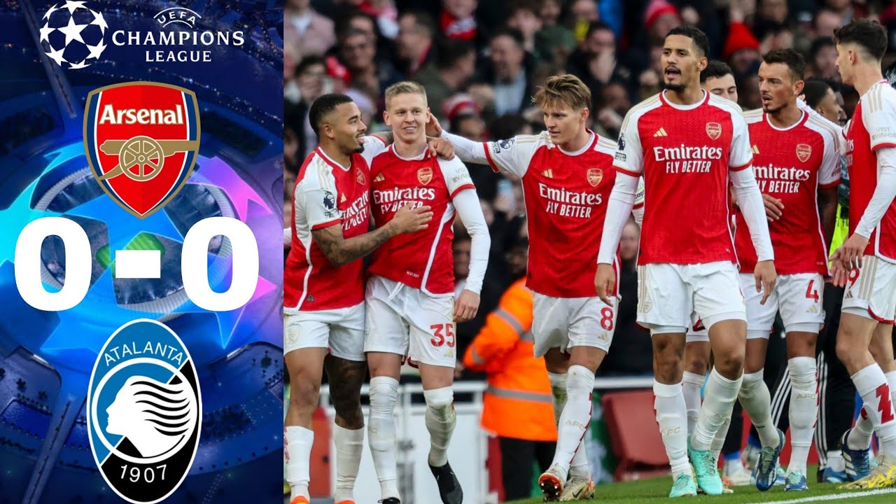 Arsenal vs Atlanta 0-0|| Champions League 2024/2025 - YouTube