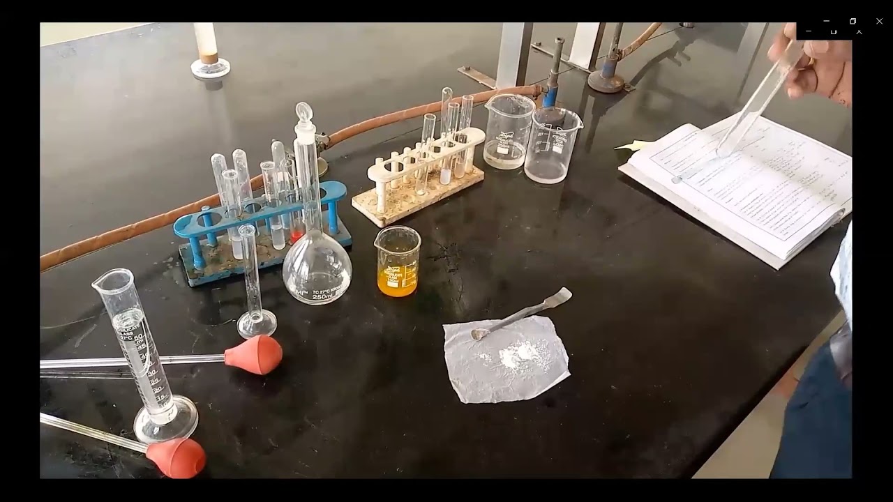 Identification test for magnesium hydroxide - YouTube
