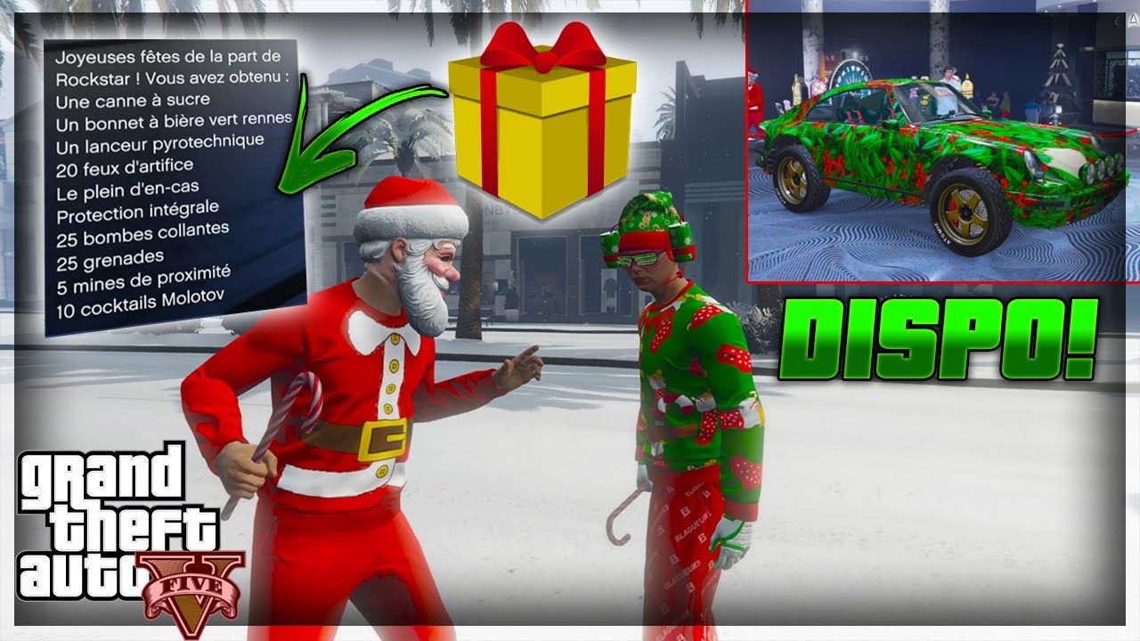 LE DLC DE NOEL EST LA ! NOUVEAUTES (CADEAUX, VEHICULES, ARMES..) GTA 5 ...