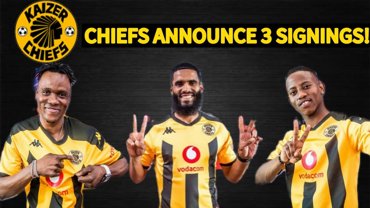 Official: Kaizer Chiefs sign and announce Thabo Cele , Tashreeq Morris ...