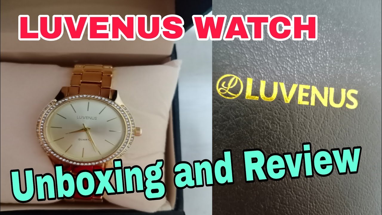 Unboxing and Review my LUVENUS watch/marites Sg Channel - YouTube