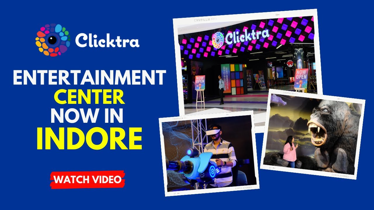Clicktra Entertainment Park Now in Indore | Phoenix Citadel Mall | Indore Talk - YouTube