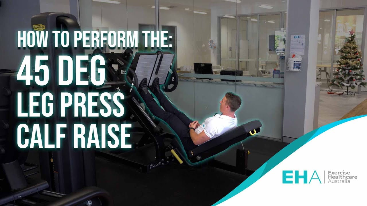 How to Perform The 45 degree Leg Press Calf Raise - YouTube