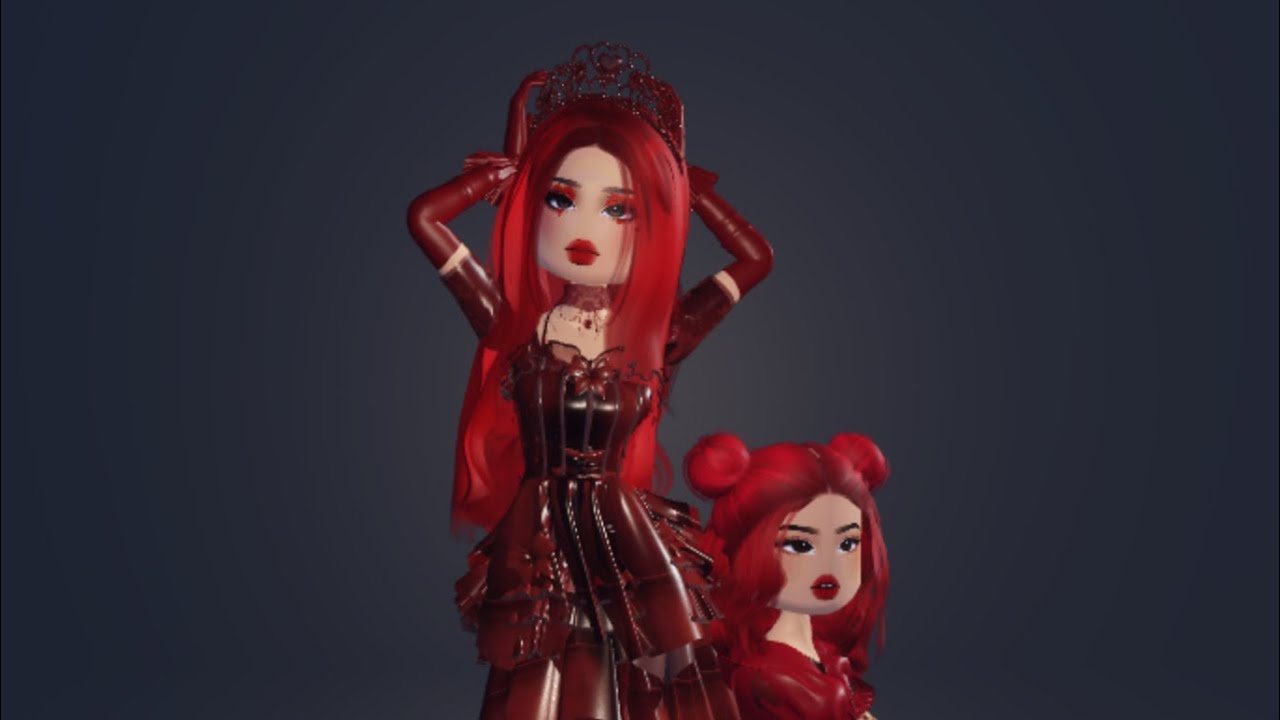 Dress to impress Descendants rise of red outfits!! #roblox #dti # ...