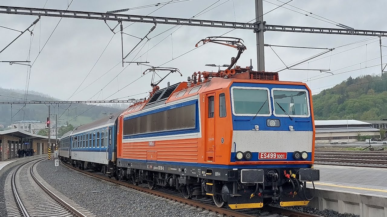 ES499¹⁰⁰¹ | R 10850 ,,Vsetínský expres" (Vsetín - Brno hl.n) 21.4.2024 ...