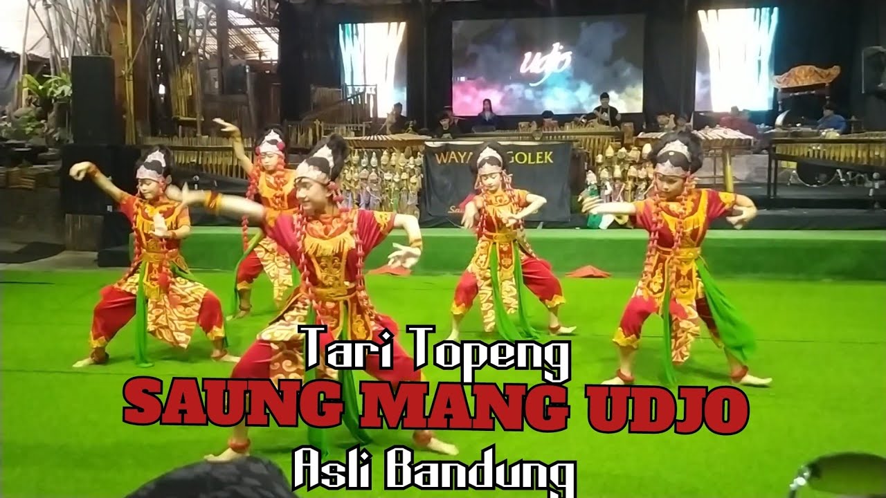 Asli Bandung! Tari Topeng Saung mang Udjo Lanjut Arak Arakan Dari Adat ...