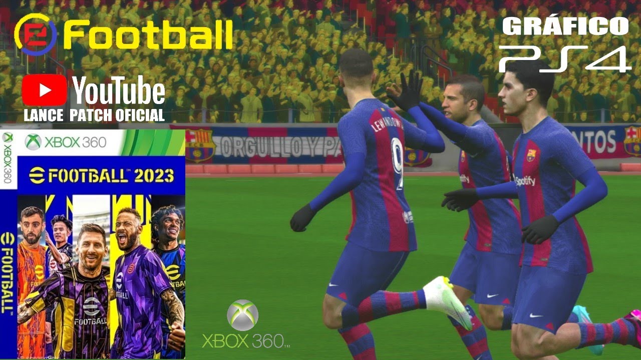 NOVO PES 2023 GRAFICO ULTRA REALISTA - YouTube
