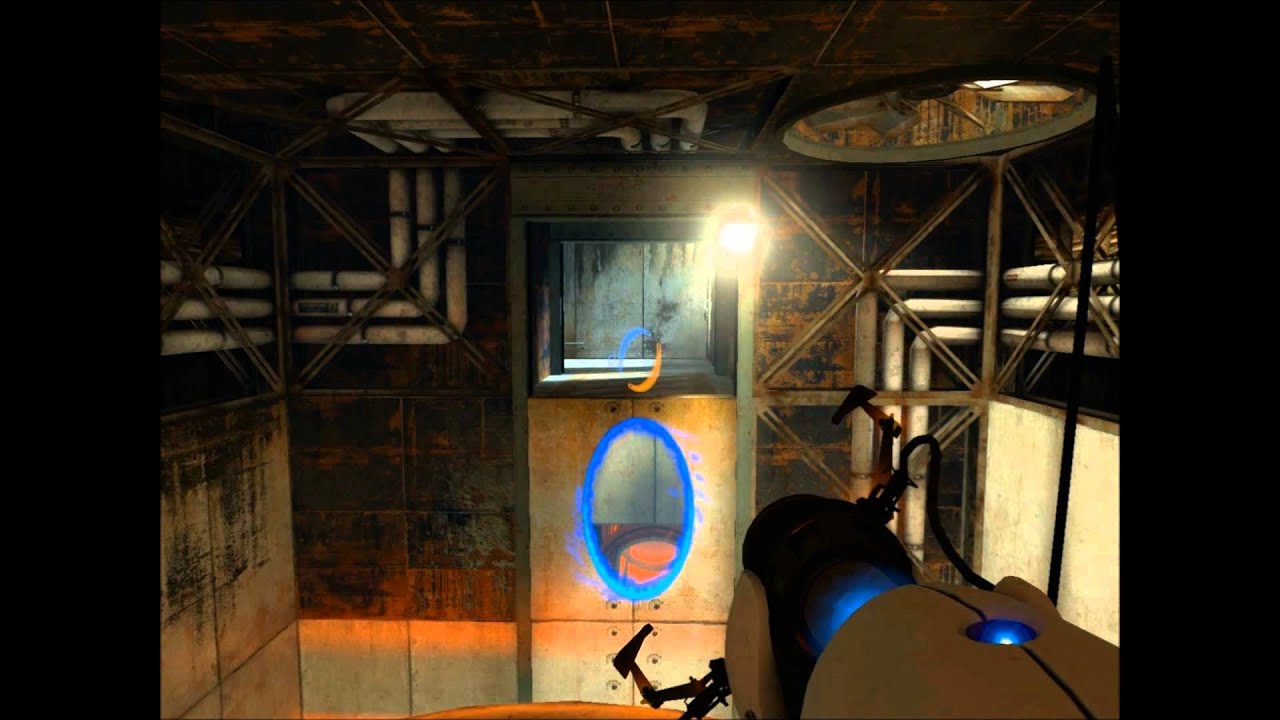 portal 1 test chamber 19 + the escape 1/2 (HD) - YouTube